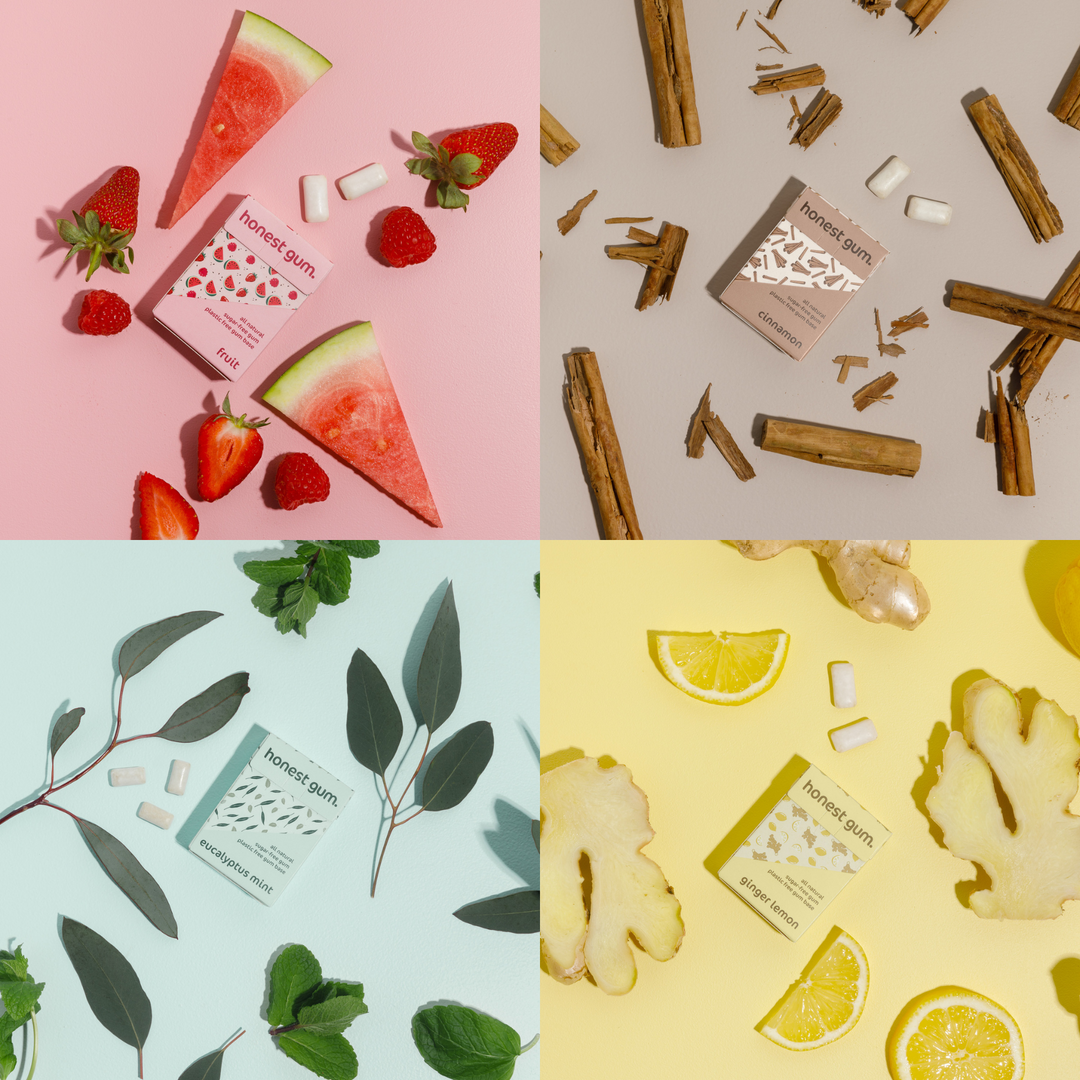 Honest Gum Natural Chewing Gum - Chew Plastic Free!