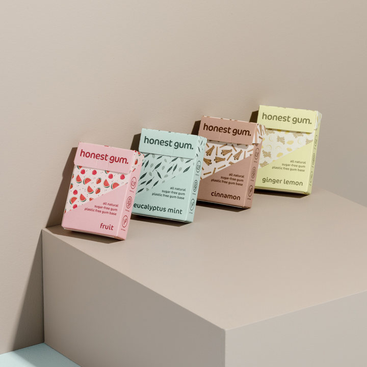 Honest Gum Natural Chewing Gum - Chew Plastic Free!