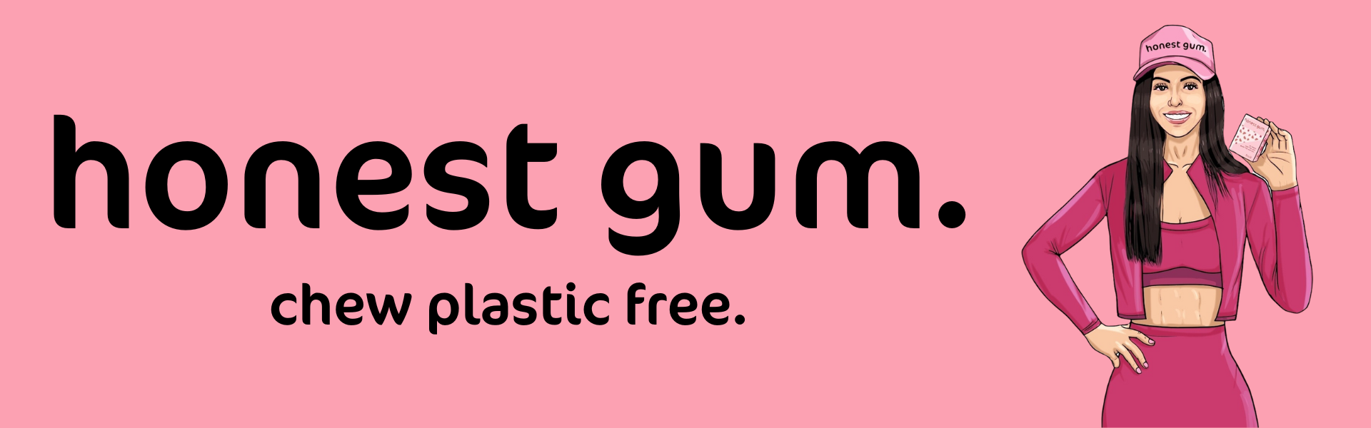 Honest Gum Natural Chewing Gum - Chew Plastic Free!