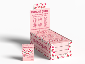 Honest Gum Natural Chewing Gum - Chew Plastic Free!