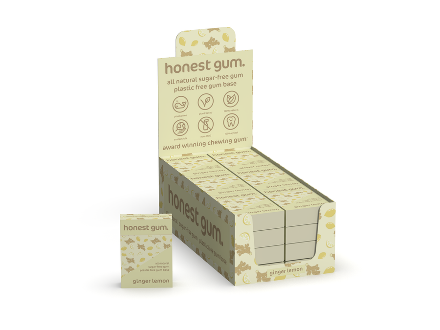 Honest Gum Natural Chewing Gum - Chew Plastic Free!